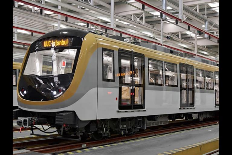 Istanbul receives first driverless metro train | News | Railway Gazette ...